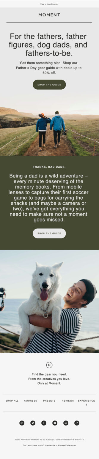 20+ Father’s Day Email Examples to Spark Your Creativity | Flowium
