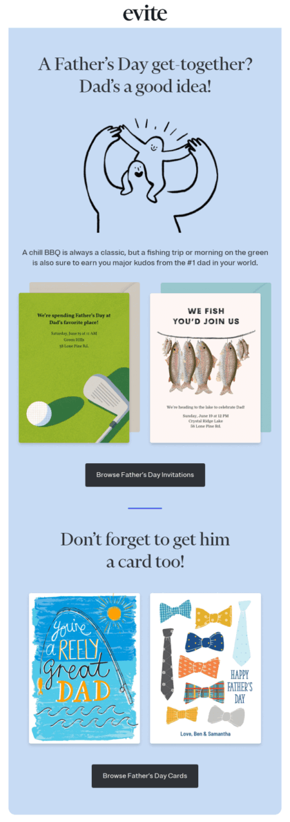 20+ Father’s Day Email Examples to Spark Your Creativity | Flowium