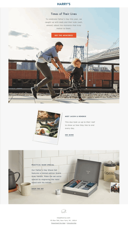 20+ Father’s Day Email Examples to Spark Your Creativity | Flowium