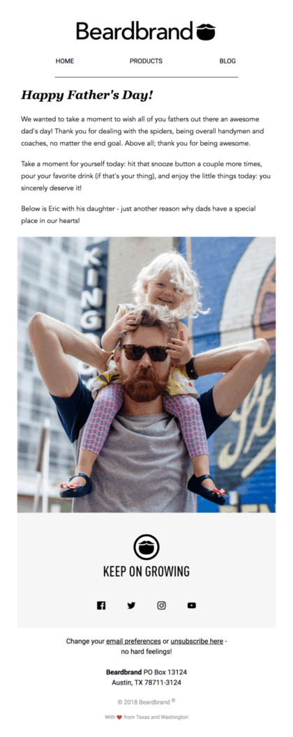 20+ Father’s Day Email Examples to Spark Your Creativity | Flowium