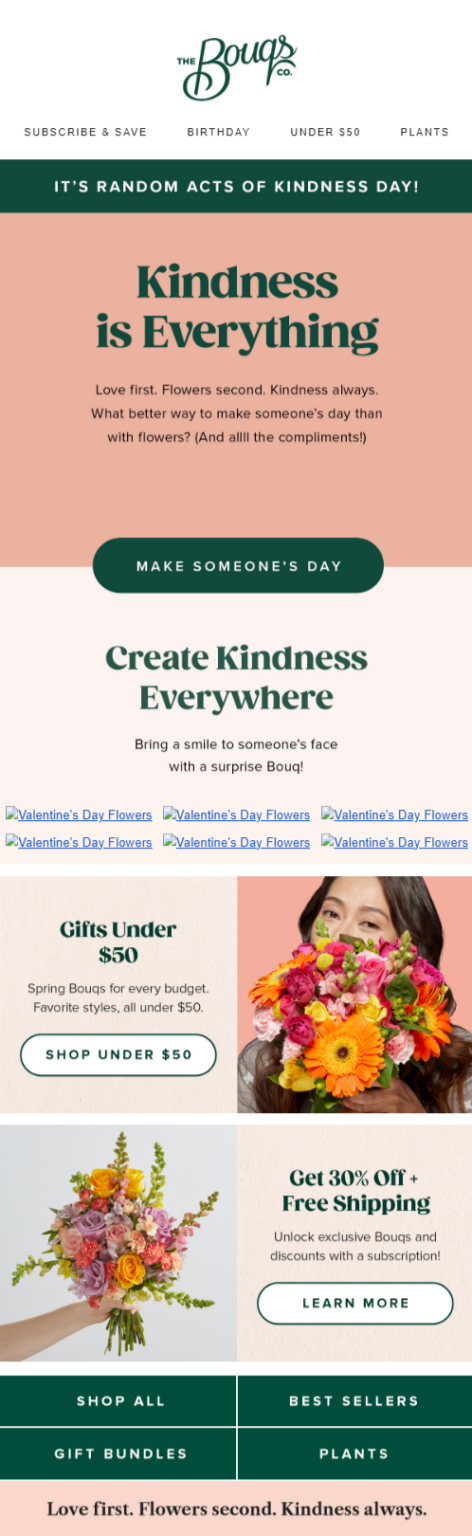 February content ideas for email campaigns | Flowium