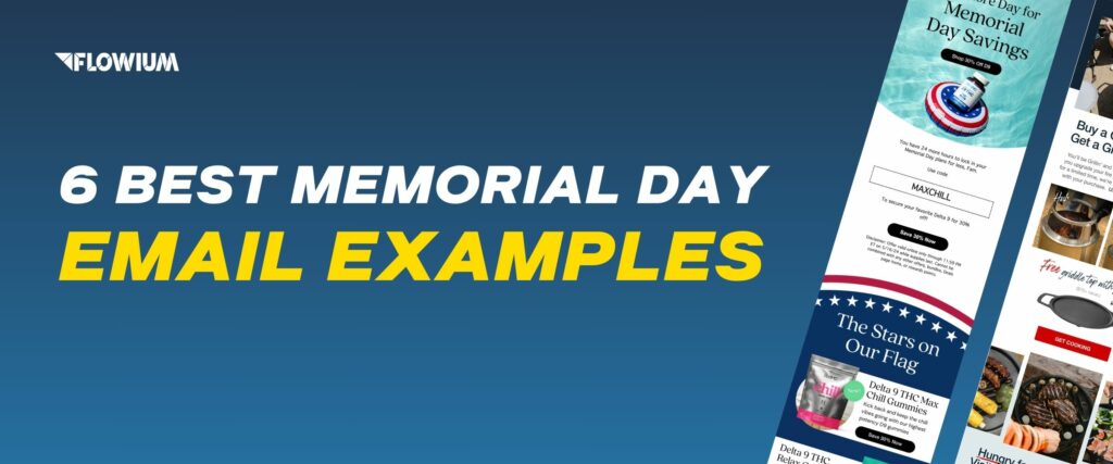 6 Best Memorial Day Email Examples to Increase Sales | Flowium