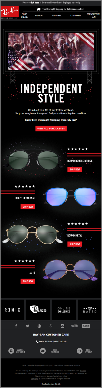 5 Independence Day Newsletter Ideas to Boost Sales | Flowium