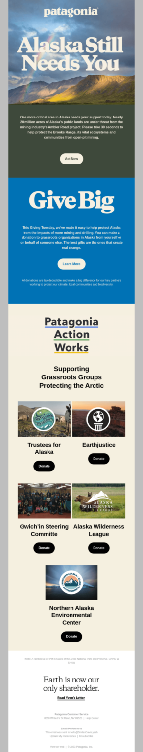 Giving Tuesday Email Examples and Strategies for the 2024 Campaign ...