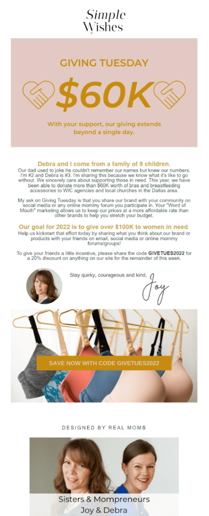 Giving Tuesday Email Examples and Strategies for the 2024 Campaign ...