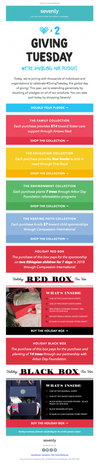 Giving Tuesday Email Examples and Strategies for the 2024 Campaign ...