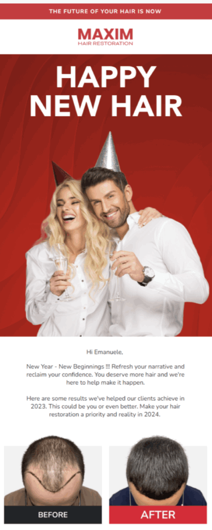 20+ Creative New Year Newsletter Examples and Ideas | Flowium