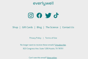 How to Design a Perfect Email Footer (+20 Examples) | Flowium