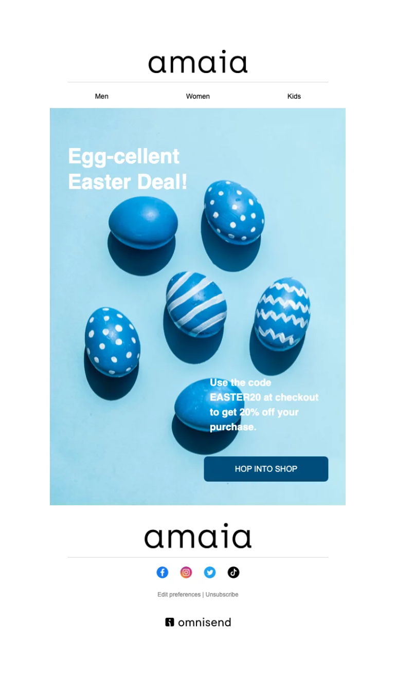 Easter Email: 14 Best Campaign Ideas and Examples | Flowium