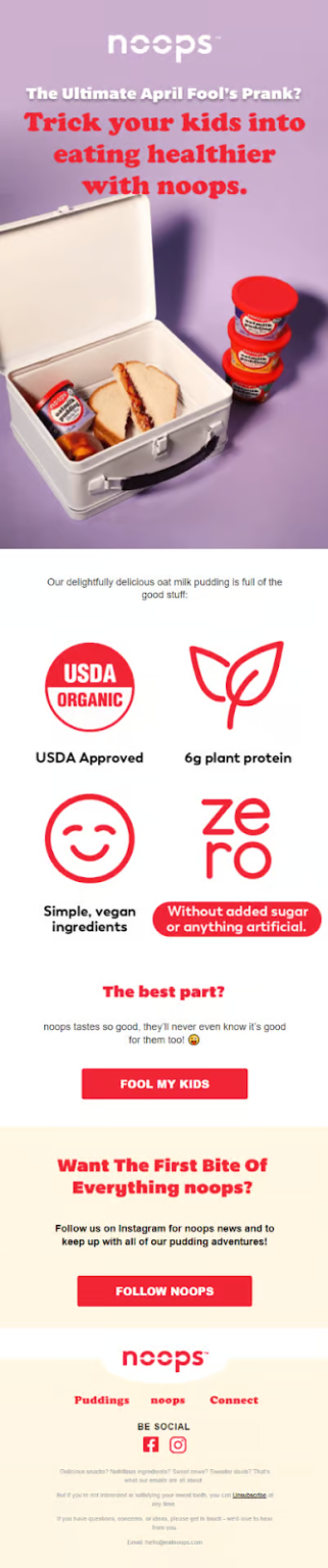 April Fools' Emails: 13 Examples And Best Practices | Flowium