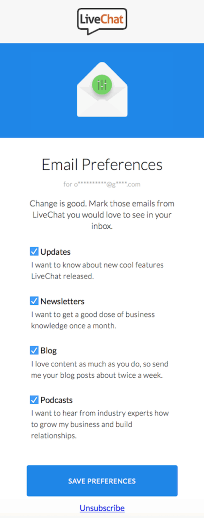 15 Top Unsubscribe Email Examples | Flowium