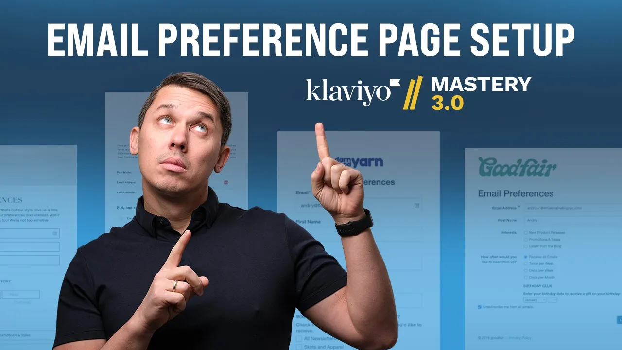 How to Build an Email Preference Page in Klaviyo | Flowium